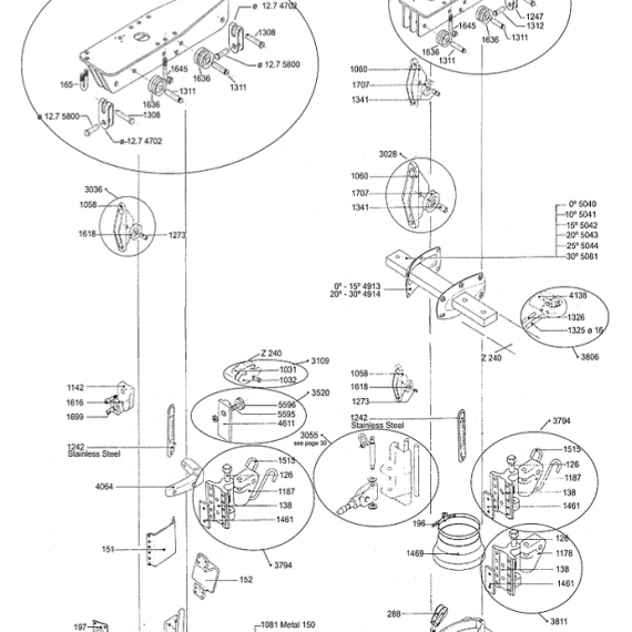 Z-SPARS mast onderdelen | Jachthaven Noordschans